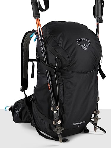 Osprey Skimmer 28L Women's Hiking Backpack with Hydraulics Reservoir, Black, One Size