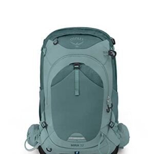 Osprey Mira 32L Women's Hiking Backpack with Hydraulics Reservoir, Succulent Green, One Size