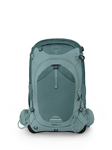 Osprey Mira 32L Women's Hiking Backpack with Hydraulics Reservoir, Succulent Green, One Size