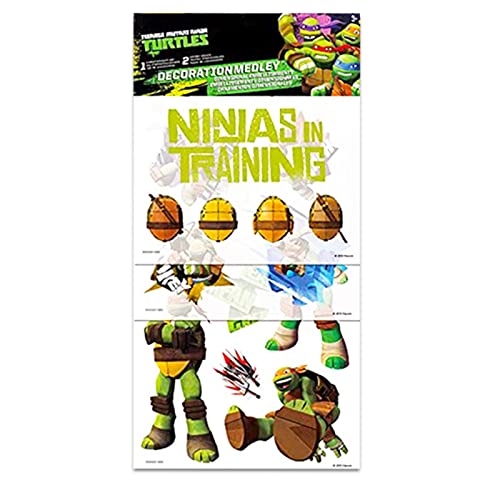 Teenage Mutant Ninja Turtles Mini Backpack for Boys, Girls Set - TMNT School Bag Bundle with 11" TMNT Backpack, Stickers, More | TMNT Backpack Preschool