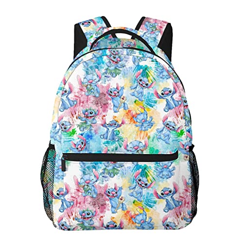 Eidolon Artsy Stitch Backpack Girl's Boy's 16 Inch Lightweight Casual Double Strap Shoulder School Bookbag Water Resistant Fits Laptop