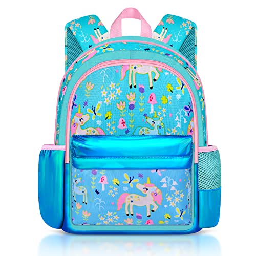 Neragron Toddler Backpack, Preschool Toddler Backpack for Kindergarten Elementary Kids 3-6, Mini Backpacks with Adjustable Padded Shoulder Straps(14 IN