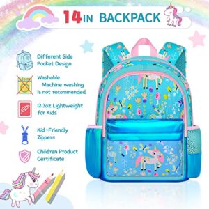 Neragron Toddler Backpack, Preschool Toddler Backpack for Kindergarten Elementary Kids 3-6, Mini Backpacks with Adjustable Padded Shoulder Straps(14 IN