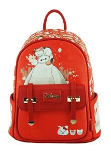 wondapop disney big hero 6 baymax 11" vegan leather fashion mini backpack