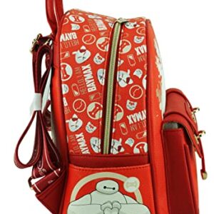 Wondapop Disney Big Hero 6 Baymax 11" Vegan Leather Fashion Mini Backpack