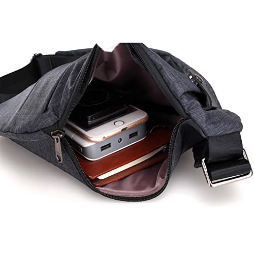 Personal Flex Bag, Anti-thief Slim Sling Bag, Travel Sling Bag, Crossbody Shoulder Bag for Men and Women