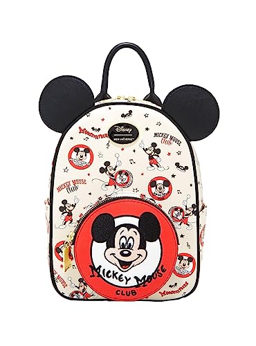 Hot Topic Her Universe Disney100 Mickey Mouse Club Vintage Mini Backpack