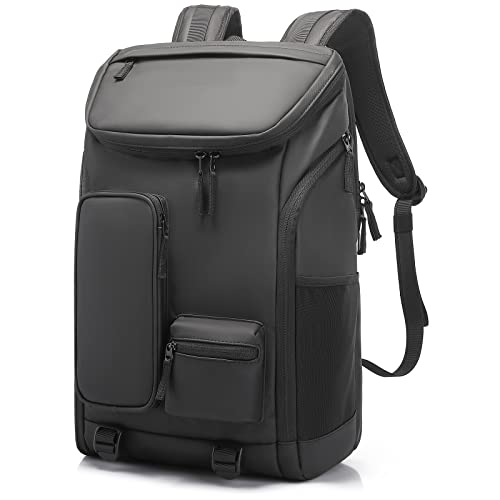 TANGCORLE Travel Laptop Backpack for Men Women Waterproof Business Work Bag Casual Computer Daily Backpacks (Black)