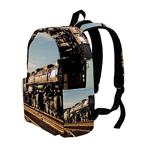 VBFOFBV Unisex Adult Backpack with for Travel Work, the Scenery Train