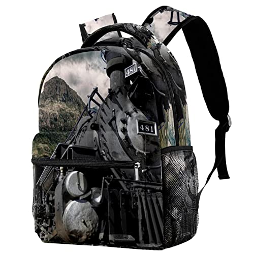 VBFOFBV Travel Backpack, Laptop Backpack for Women Men, Fashion Backpack, Train Mountain