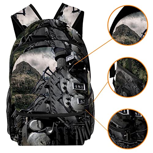 VBFOFBV Travel Backpack, Laptop Backpack for Women Men, Fashion Backpack, Train Mountain