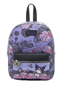 hot topic kuromi roses lace mini backpack