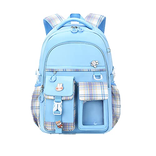 MQUN Cute Backpack Travel Backpack School Bag Multifunctional School Durable School Bag with Doll Pendant