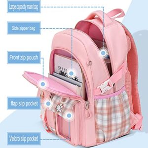 MQUN Cute Backpack Travel Backpack School Bag Multifunctional School Durable School Bag with Doll Pendant