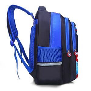 EFBJIXY Kids Backpack cool Bookbags Boys Schoolbag blue