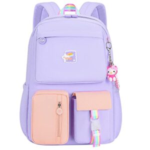 unicorn kids backpack girls backpacks elementary bookbags school bags daypacks send pendant