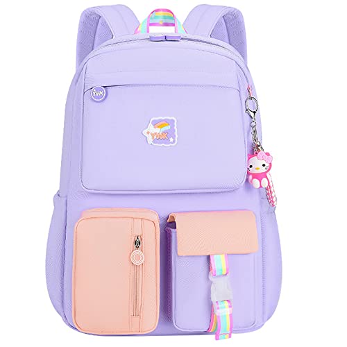 Unicorn Kids Backpack Girls Backpacks Elementary Bookbags School Bags Daypacks Send Pendant