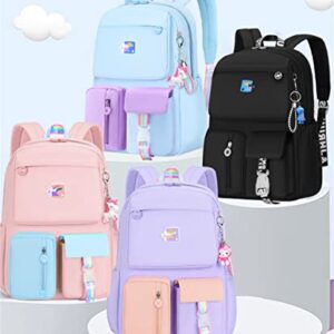 Unicorn Kids Backpack Girls Backpacks Elementary Bookbags School Bags Daypacks Send Pendant