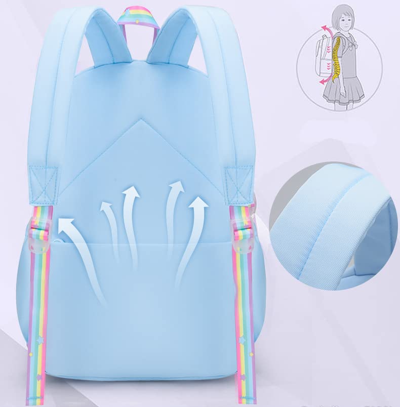 Unicorn Kids Backpack Girls Backpacks Elementary Bookbags School Bags Daypacks Send Pendant