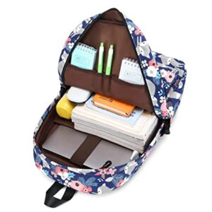 Wadirum Women Cute Printed Backpack Girl School Backpack Set Casual Daypack Fox