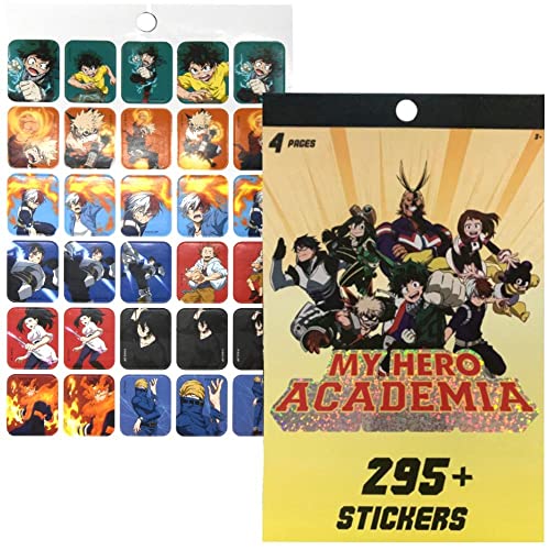 Action Comics My Hero Academia Backpack for Boys - Bundle with My Hero Academia Backpack, Stickers, Phone Wallet, Water Bottle, More | My Hero Academia Backpack for School