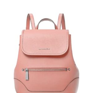 Michael Kors Harrison Medium Saffiano Leather Backpack (Pink)