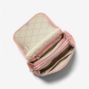 Michael Kors Harrison Medium Saffiano Leather Backpack (Pink)