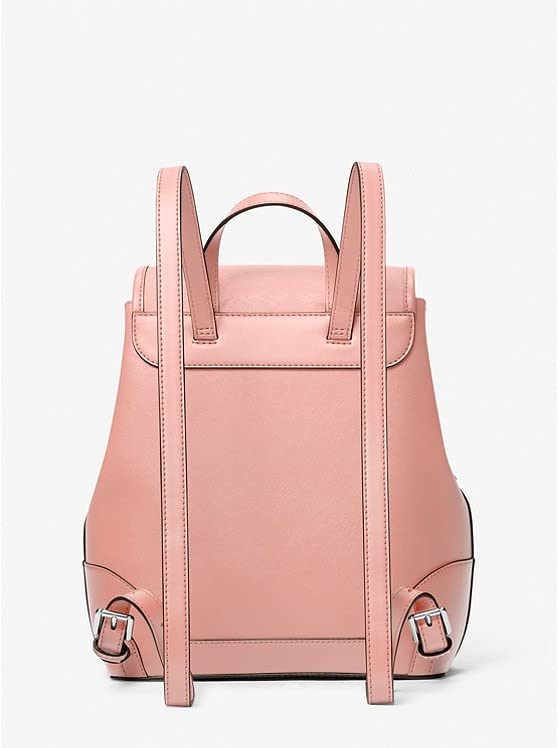 Michael Kors Harrison Medium Saffiano Leather Backpack (Pink)