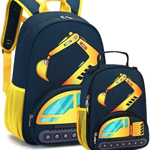 Backpack for Kids Boys Girls Preschool Kindergarten Bookbag Set with Lunch Box Toddler School Bag