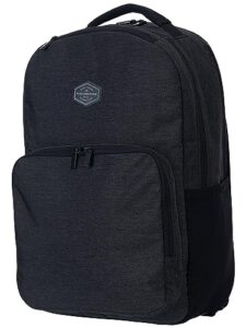 travismathew steadypack backpack, heather charcoal, os