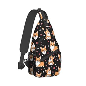 yrebyou dog sling bag travel sling backpack casual shoulder daypack waterproof sport climbing runners