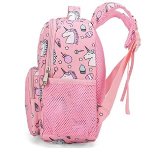 LESNIC Toddler Unicorn Backpack, 11 inch Lightweight Breathable Cute Rucksack for Kids Boys & Girls, Unicorn Rucksack Toddler Kids Bag 28 * 20 * 10cm/11 * 8 * 4in