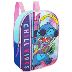 Disney Stitch Mini Backpack Set for Girls - Bundle with 11'' Lilo and Stitch Backpack, Water Bottle, Stickers, More | Stitch Mini Backpack