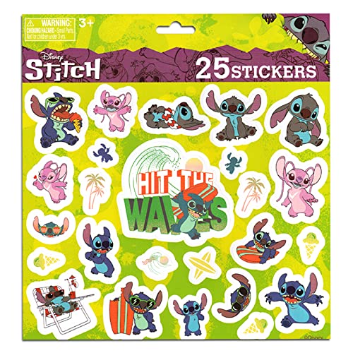 Disney Stitch Mini Backpack Set for Girls - Bundle with 11'' Lilo and Stitch Backpack, Water Bottle, Stickers, More | Stitch Mini Backpack