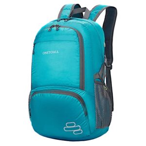 ONETOALL 30L Packable Backpack, Lightweight Hiking Backpacks, Foldable Water Resistant Travel Hiking Camping Daypack Backpack