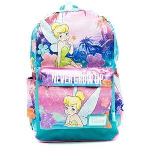 wondapop disney peter pan tinkerbell 17" full size nylon backpack