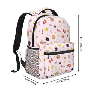 Zixxuil Pink Cute Backpack Cartoon Lightweight Leisure Large Capacity Multifunctional Backpack Casual