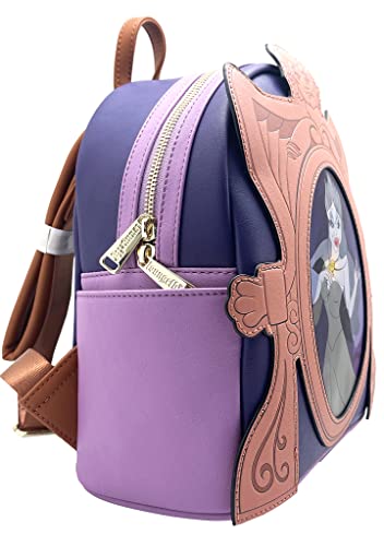 Loungefly X LASR Exclusive Disney Little Mermaid Ursula & Vanessa Lenticular Mini Backpack - Fashion Cosplay Disneybound Cute Backpacks