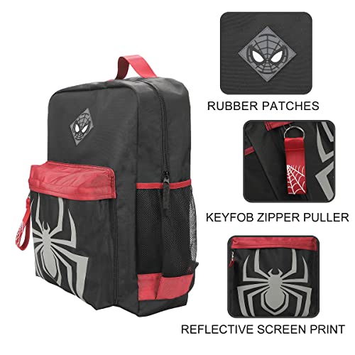 Marvel Miles Morales Game Logo And Mask Women's Black Laptop Backpack