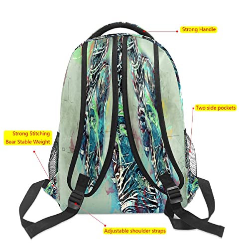 KIOPLYET American Football Backpack School Book Bag Laptop Backpacks Travel Hiking Camping Day Pack