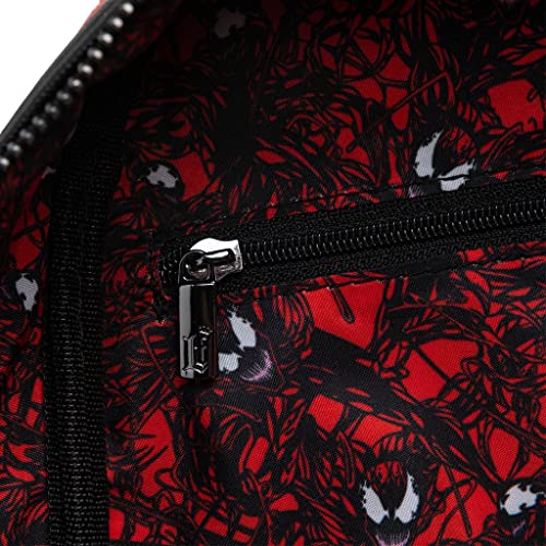 Loungefly Marvel Glow in the Dark Carnage Cosplay Mini Backpack