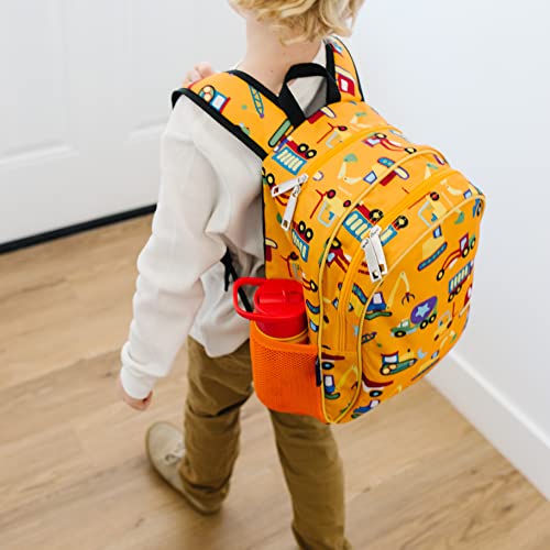 Wildkin Kids 15 Inch Backpack and Umbrella Bundle for On-The-Go Comfort (Under Construction)