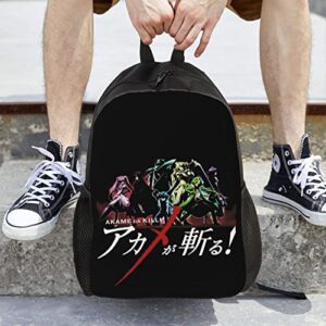 Anime Akame Ga Kill Akame Backpack Unisex Rucksack Fashion Casual Travel Bag Lightweight Backpacks