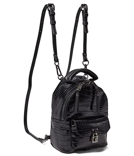 Steve Madden Jake-C Croco Mini Backpack Black One Size