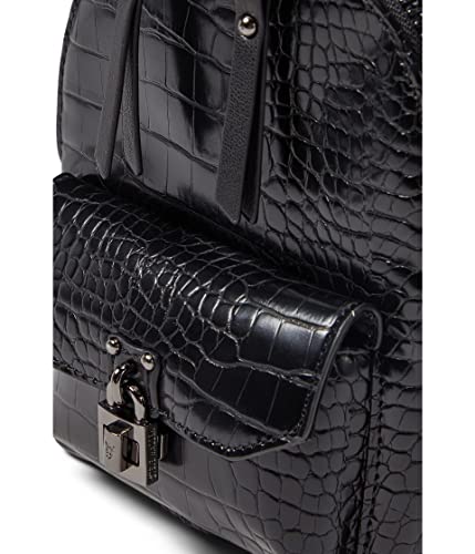 Steve Madden Jake-C Croco Mini Backpack Black One Size