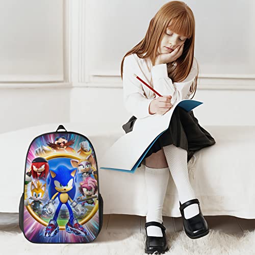 Boys and Girls Cartoon Backpack 3d Printing Anime Sports Backpacks Travel Bag Portable Large Capacity Packsack For Youth Teen