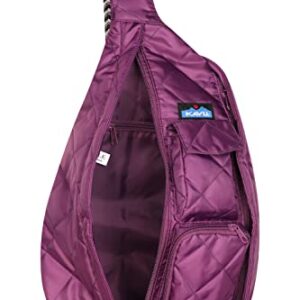 KAVU Original Rope Puff Diamond Quilted Mini Sling Pack - Sunset Purple