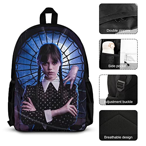 JCLOCK Waterproof Backpack Insulated Lunch Bag Pencil Case 3 Piece Set For Women Boys Teen School Backpack Students Daypack Insulated Dinner Bag Pencil Case 3 Pcs Set