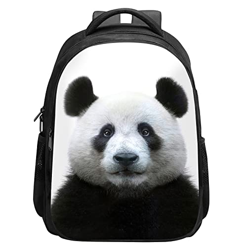 SARA NELL Cute Panda School Backpack, Elementary Student Bookbag Stylish Daypack for Boys Girls, School Book Bags with Padded Straps, 15.7 Inches