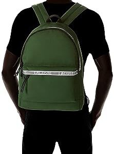 Lacoste Men's Neocroc Backpack with Zipped Logo Straps, Green, One Size